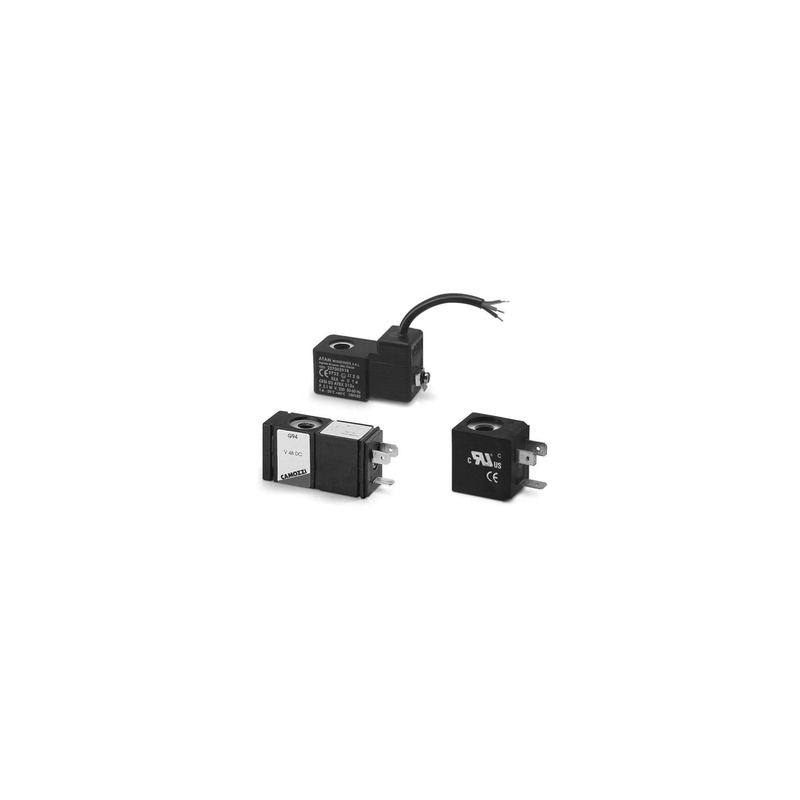 Camozzi - U73 - Solenoid coil-24V DC-PPS-22x22 | Rowse Pneumatics